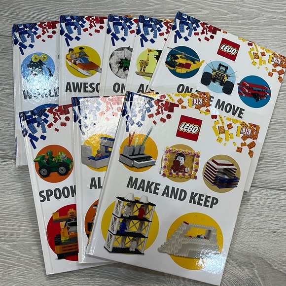 Lego | Other | New Set Of 9 Lego Ideas Hardcover Books | Poshmark